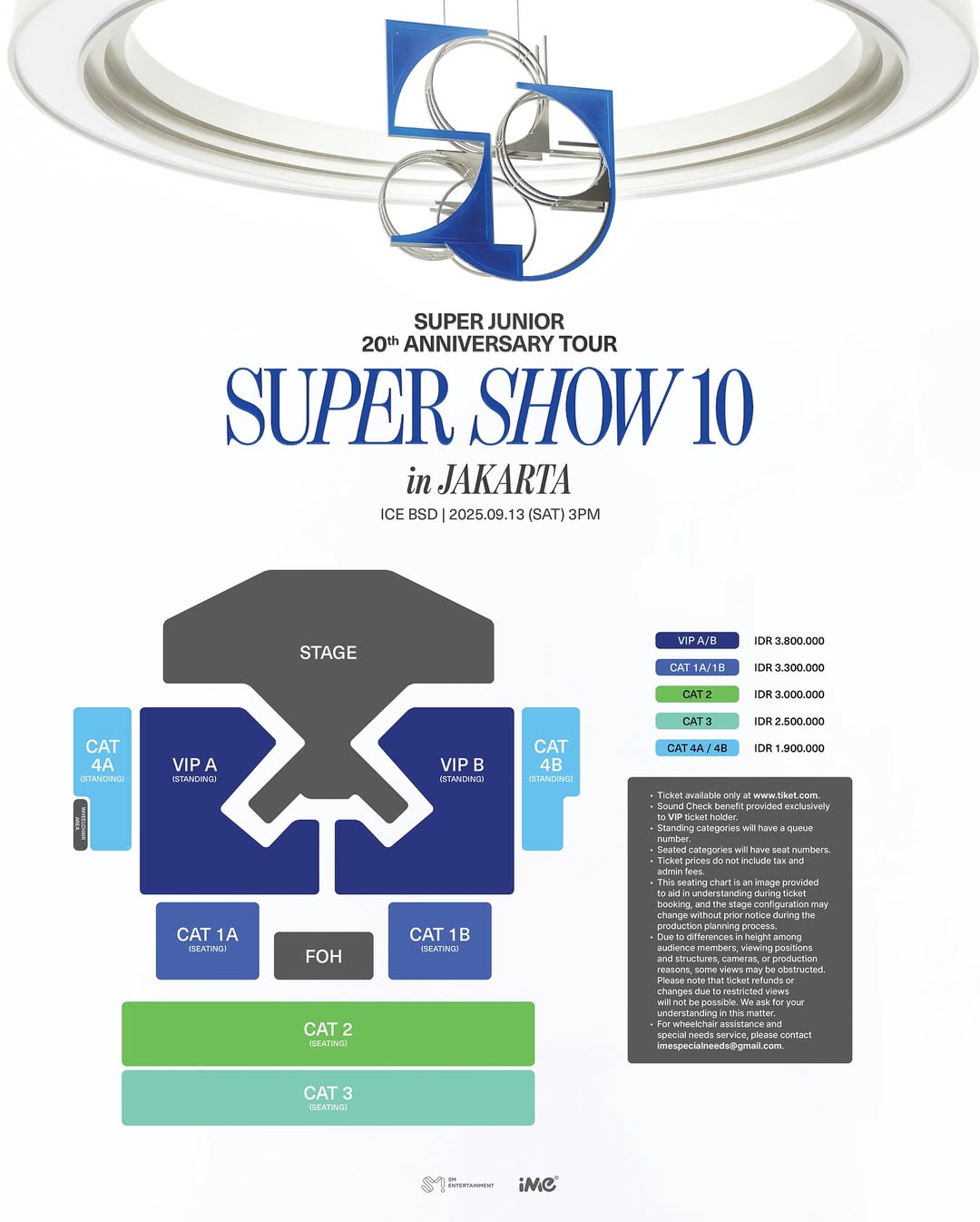 Harga Tiket Konser Super Junior di Jakarta, Mulai dari Rp1,9 Juta